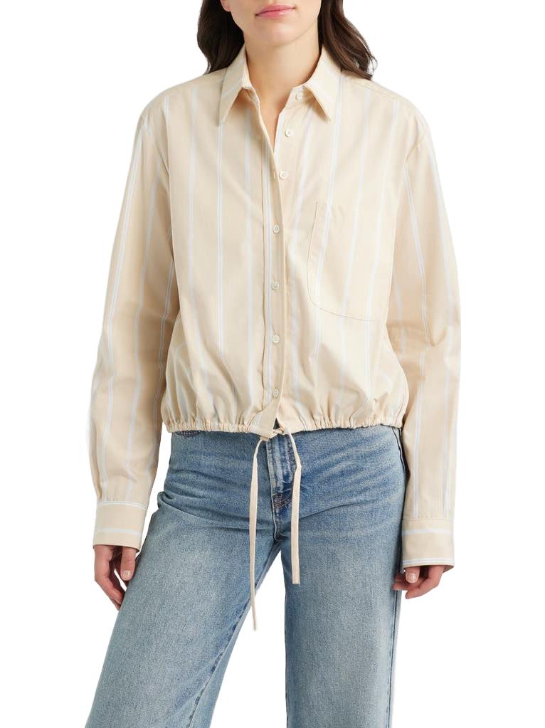 KAYANEE Kayanee Cotton-Blend Straight-Leg Trousers